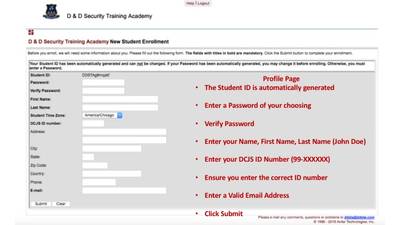 In-Service Renewals | D&D Security Training Academy